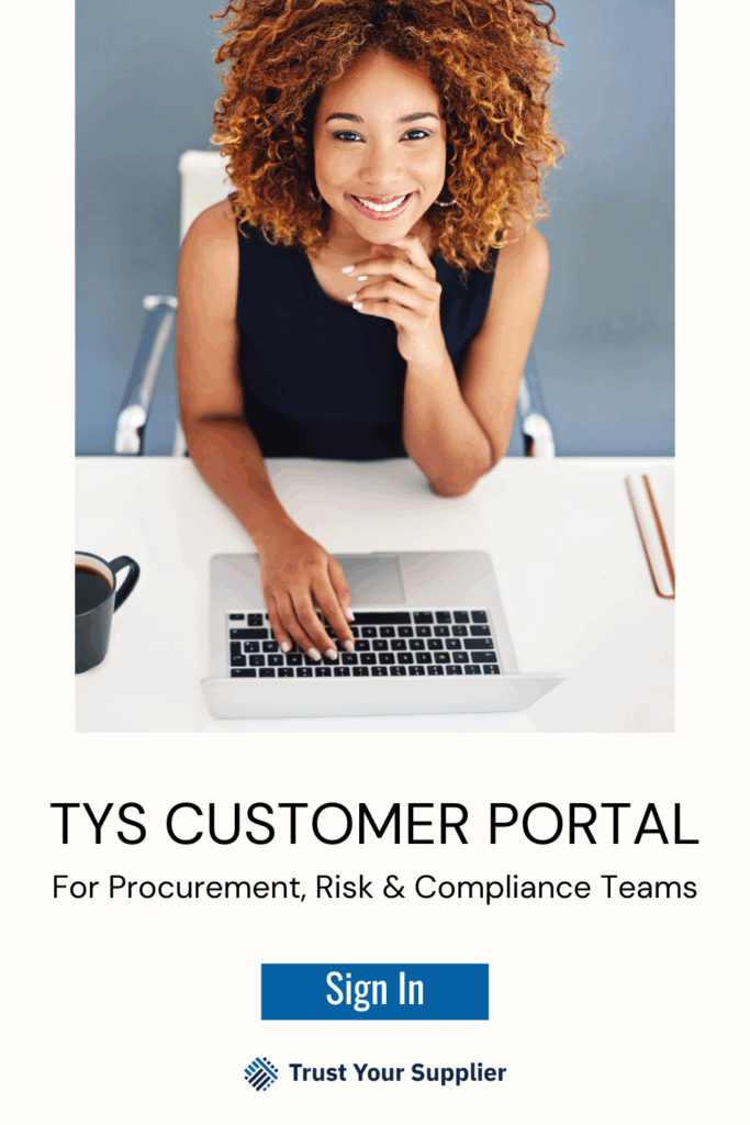 TYS Login - Trust Your Supplier